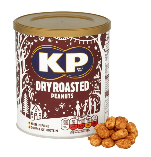 KP Dry Roasted Peanuts Christmas Tubs – UK FOODS DOWN UNDER