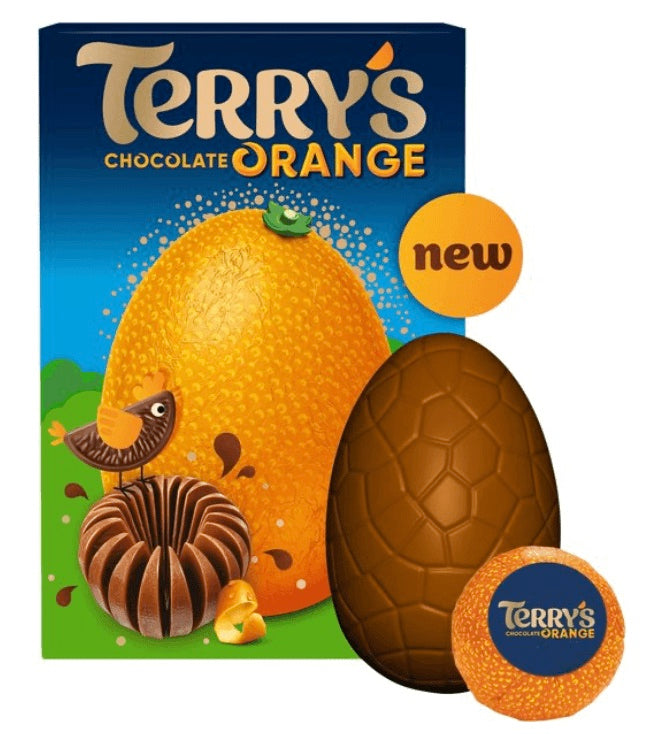 Terry's Chocolate Orange Easter Egg & Terrys Chocolate Orange Ball NEW ...