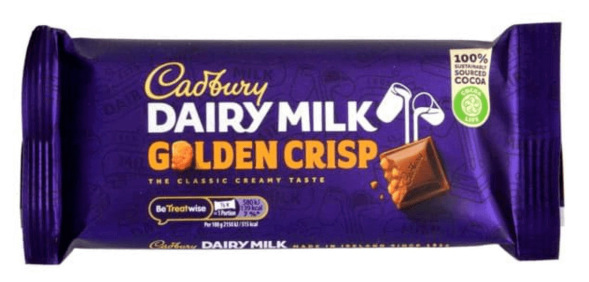 Cadbury's Dairy Milk Golden Crisp – UK FOODS DOWN UNDER