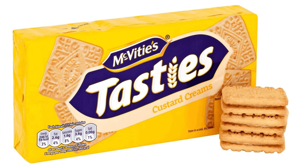 McVities Tasties Custard Cream Biscuits – UK FOODS DOWN UNDER