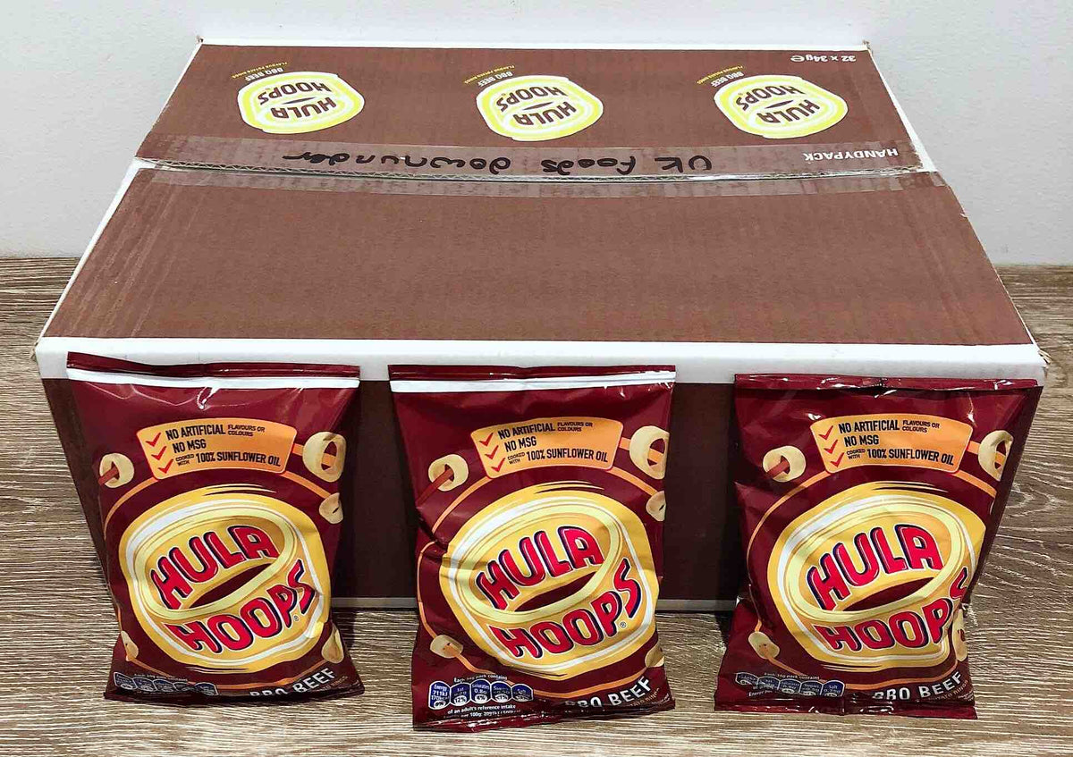 Hula Hoops BBQ Beef 32 Pack Box – UK FOODS DOWN UNDER