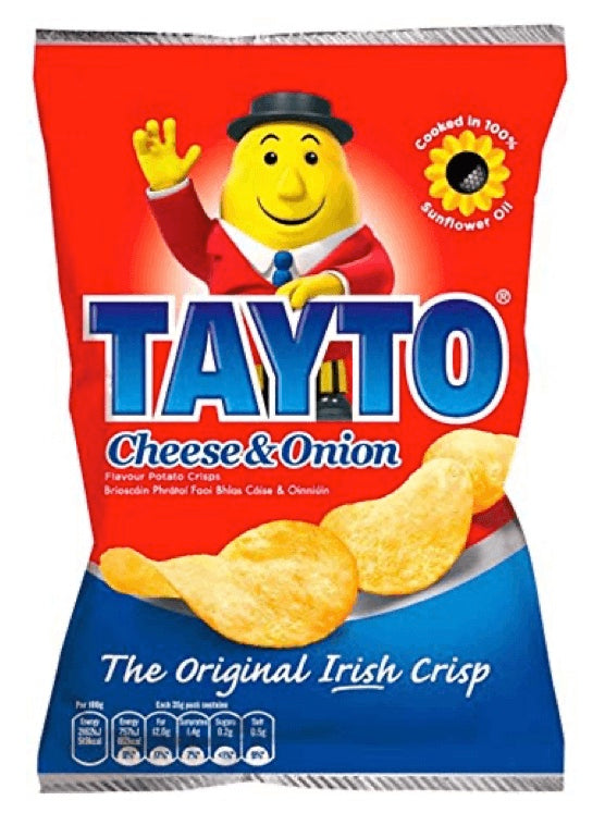 Tayto Cheese and Onion Crisps – UK FOODS DOWN UNDER