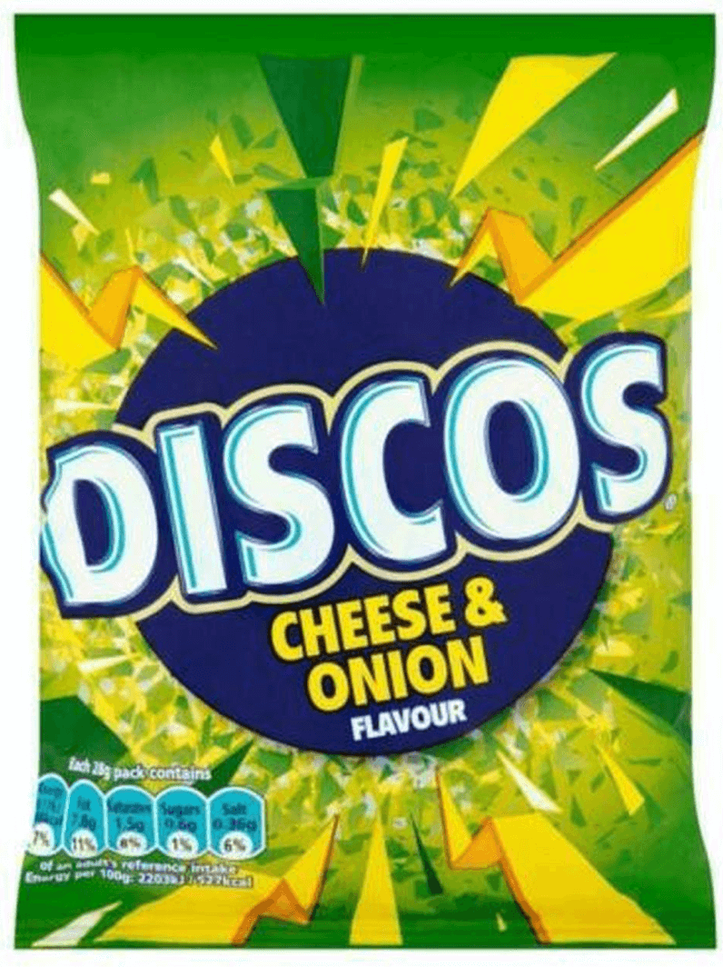 Discos Crisps Cheese and Onion – UK FOODS DOWN UNDER