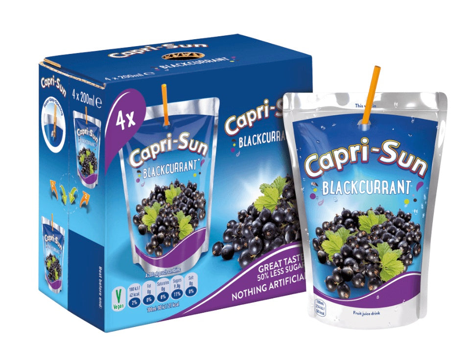 Capri-Sun Blackcurrant 4 pack – UK FOODS DOWN UNDER
