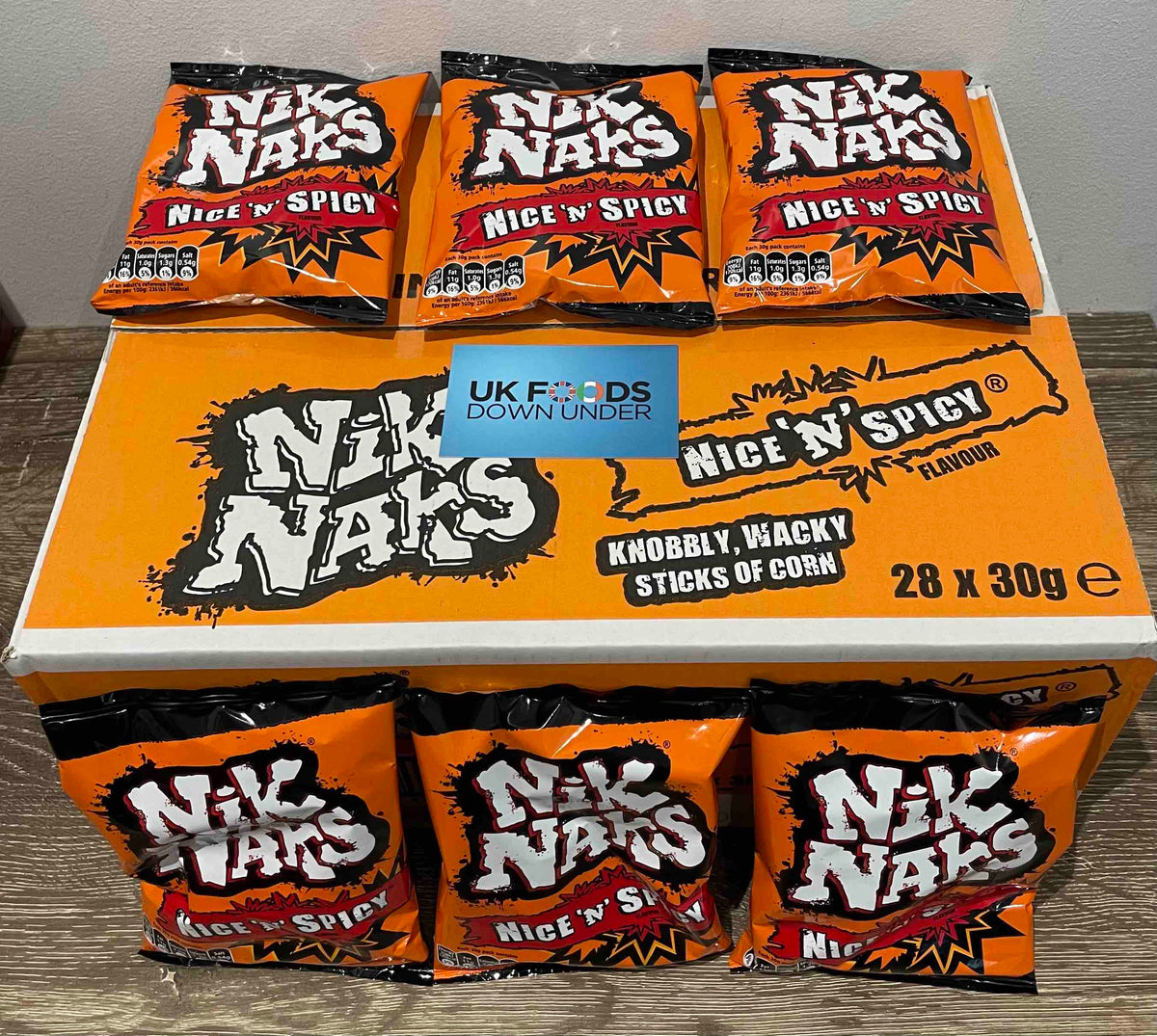 Nik Naks Nice & Spicy Box – UK FOODS DOWN UNDER